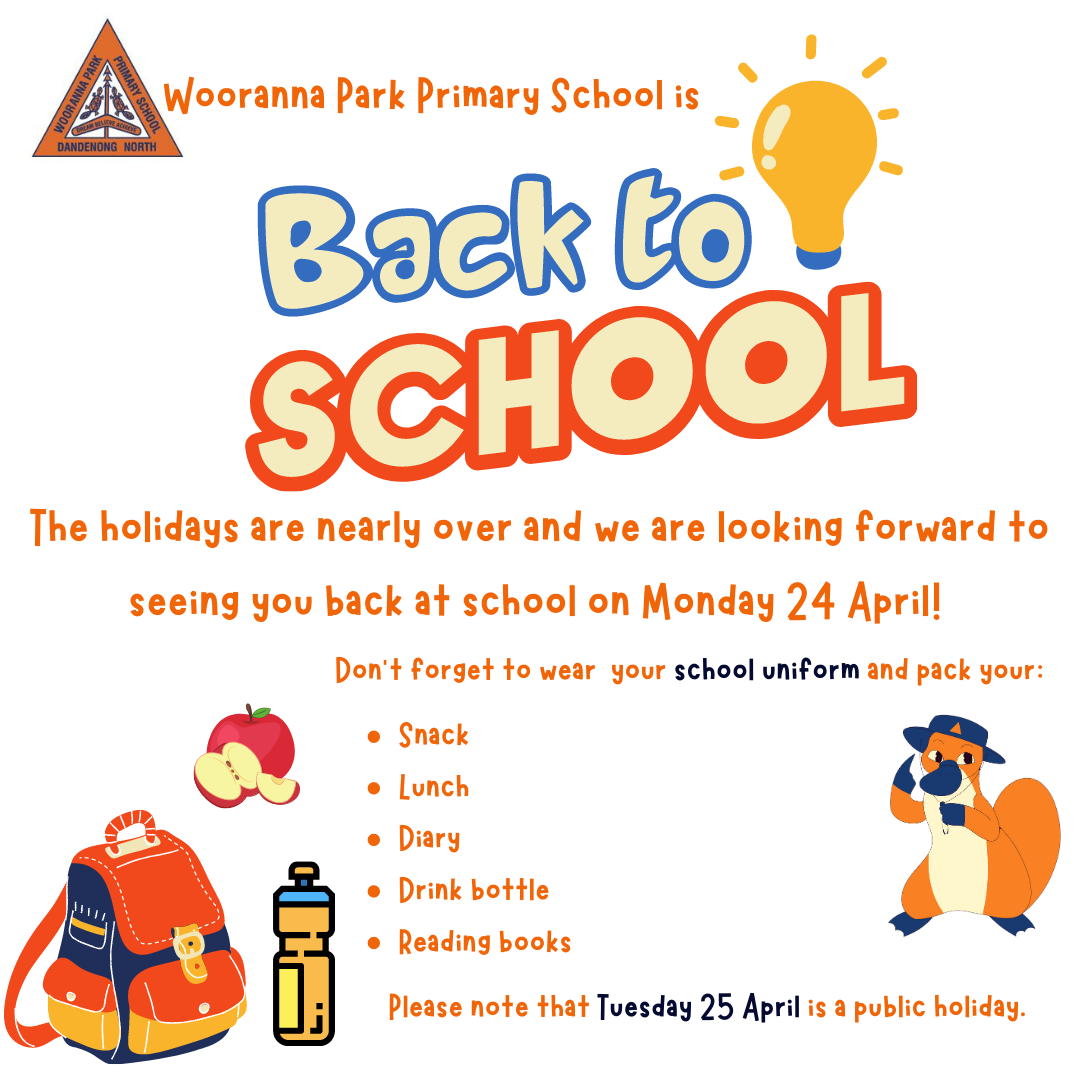 Back to School for Term Two